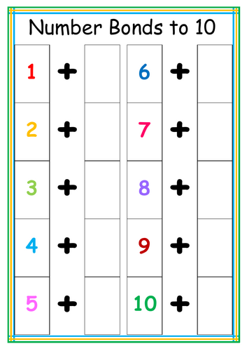 Number bonds to 10 | Teaching Resources