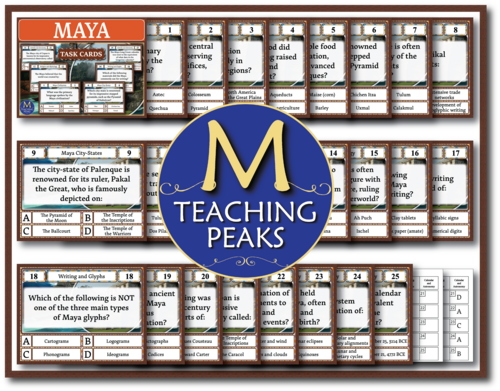 Ancient Maya: Fun Engaging History and Social Studies Task Cards ...