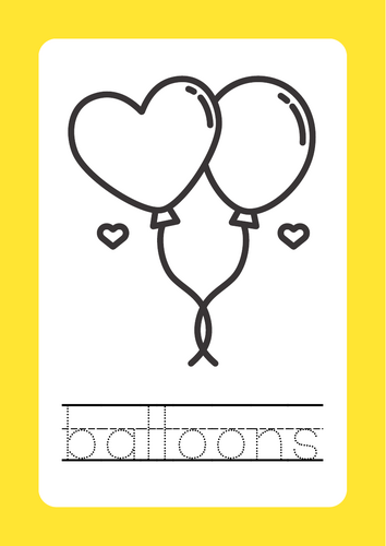 VALENTINE DAY ACTIVITY WORKSHEETS - EARLY YEARS COLOURING WORDS AND ...