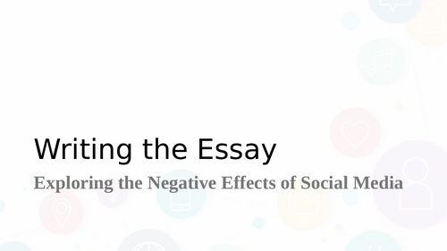 Dark Side of Social Media - BGE Persuasive Writing | Teaching Resources