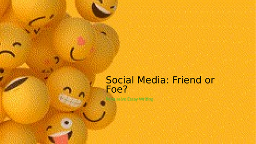 Dark Side of Social Media - BGE Persuasive Writing | Teaching Resources
