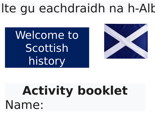A history of Scotland from prehistory to 1850 | Teaching Resources