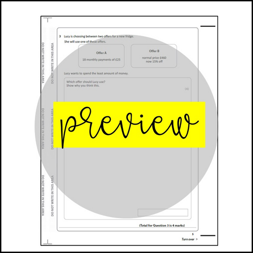 Functional Skills Maths Level 2 Mock Test Paper Pearson Format With Answers And Mark Scheme