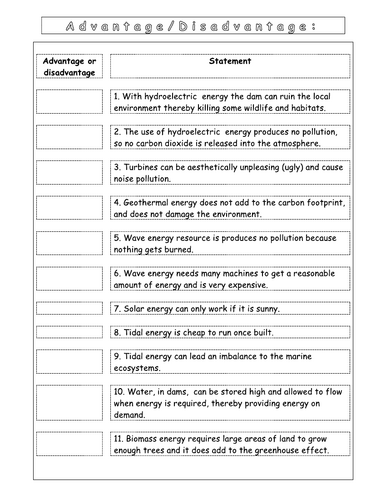 Year 7 Energy - L2 Energy resources (Lesson) | Teaching Resources