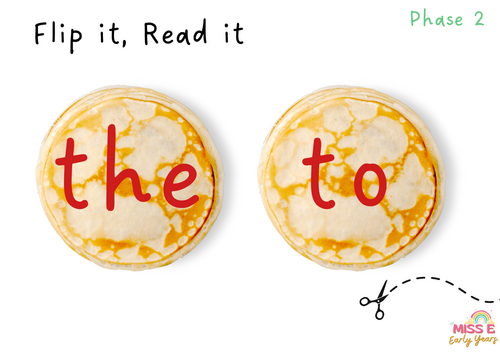 Flip it, Read it - Tricky Words | Teaching Resources