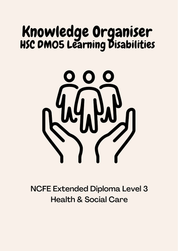 HSC DM05 Learning Disabilities - NCFE Extended Diploma Level 3 Health ...