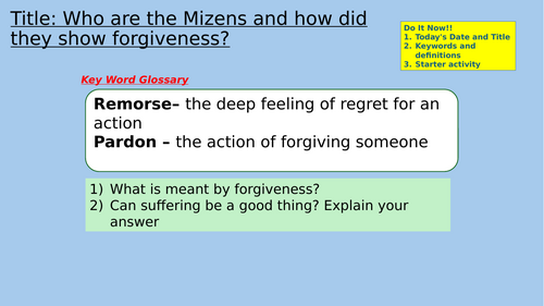 Year 8 - Desert to Garden - New Catholic RED curriculum | Teaching ...