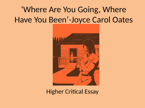 Where Are You Going, Where Have You Been Higher English Critical Essay ...