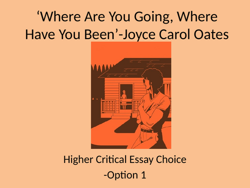 Where Are You Going, Where Have You Been Higher English Critical Essay ...