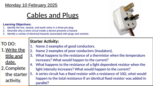 GCSE Physics Electricity Bundle: 13-Lesson Unit | Teaching Resources