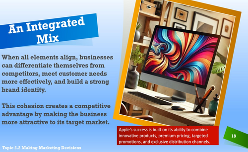Edexcel GCSE Business - The Marketing Mix and Business Decisions ...