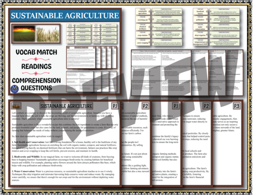 Farming & Agriculture: Sustainable Agriculture Reading & Sorting ...