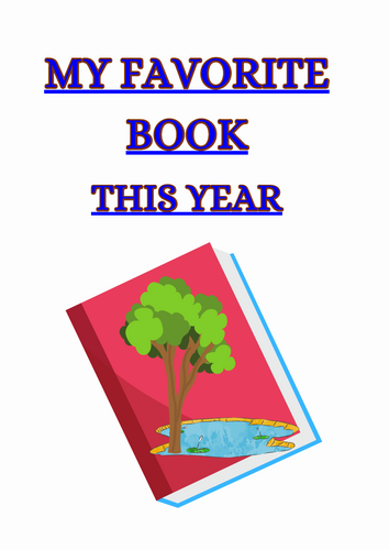 MY FAVORITE BOOK - FUN AND ENGAGING WORKSHEETS FOR EARLY YEARS ...