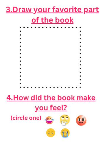 MY FAVORITE BOOK - FUN AND ENGAGING WORKSHEETS FOR EARLY YEARS ...