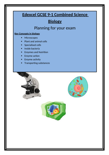 Edexcel GCSE Biology Revision Booklets - Key Concepts | Teaching Resources