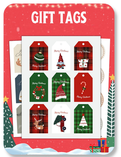 Printable Gift Tags – Beautiful and Customizable Tags for Any Occasion ...