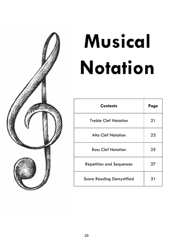 Music Theory Workbook | Teaching Resources