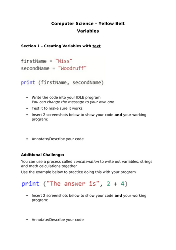 GCSE OCR Computer Science J277/02 - Practical Python Programming ... GCSE OCR Computer Science J277/02 - Practical Python Programming ...