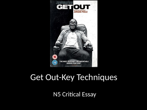Get Out N5/Higher English Critical Essay Unit | Teaching Resources