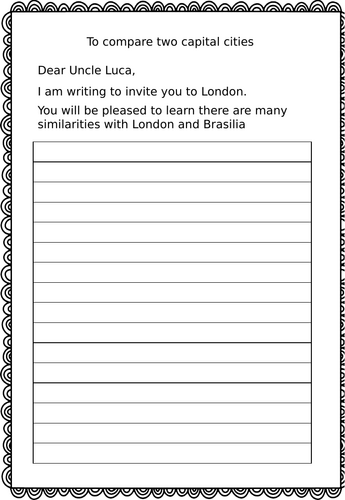 KS1 Geography To compare two capital cities | Teaching Resources