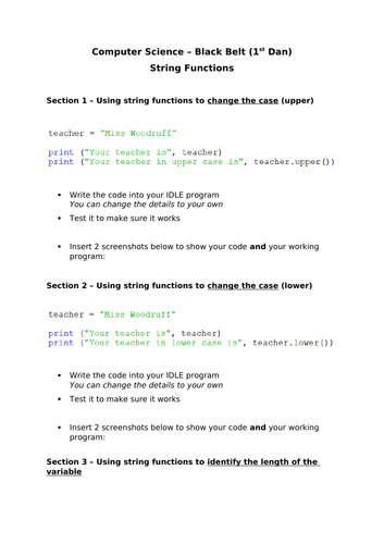 GCSE OCR Computer Science J277/02 - Practical Python Programming ... GCSE OCR Computer Science J277/02 - Practical Python Programming ...