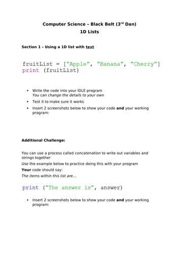 GCSE OCR Computer Science J277/02 - Practical Python Programming ... GCSE OCR Computer Science J277/02 - Practical Python Programming ...