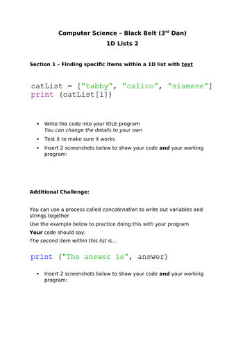 GCSE OCR Computer Science J277/02 - Practical Python Programming ... GCSE OCR Computer Science J277/02 - Practical Python Programming ...