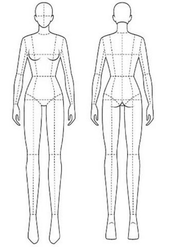 Costume Size Charts & Body Templates | Teaching Resources