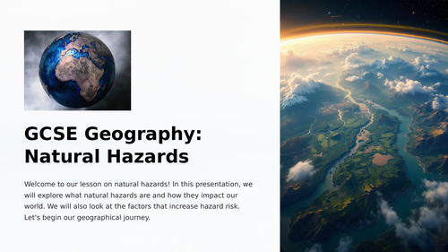 GCSE Geography Natural Hazards | Teaching Resources