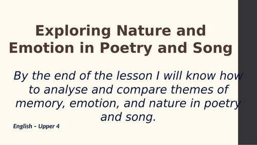 Taylor Swift and Romantic Poetry | Teaching Resources