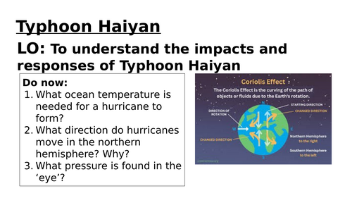 Edexcel IGCSE Geography - Hazardous Environments | Teaching Resources