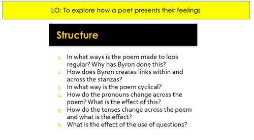 When We Two Parted by Lord Byron. Love and Relationships Cluster ...