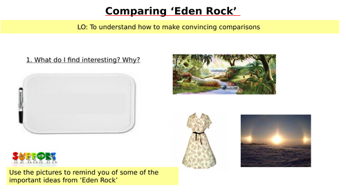 Comparing Poems - Love and Relationships Cluster. Created by AQA ...