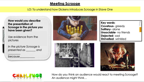 Stave 1 and Preface: A Christmas Carol. Created by GCSE examiner ...