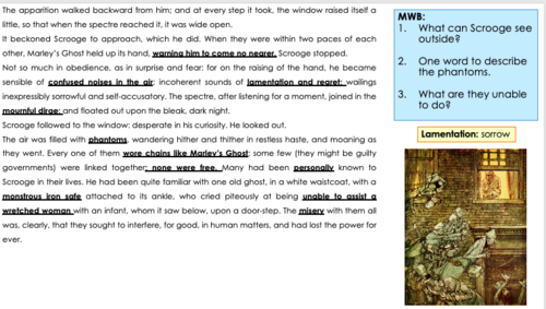 Stave 1 and Preface: A Christmas Carol. Created by GCSE examiner ...