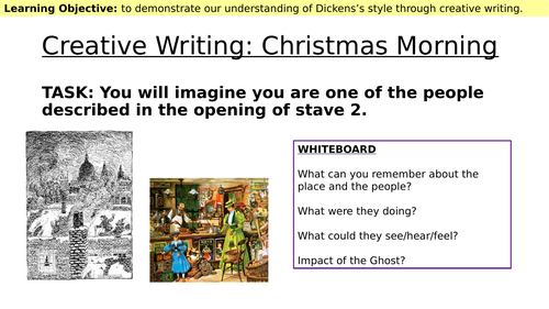 Stave Two: A Christmas Carol. Created by a GCSE examiner | Teaching ...