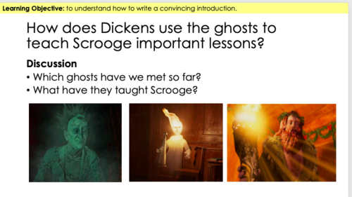 Stave Four: A Christmas Carol. Created by a GCSE examiner | Teaching ...