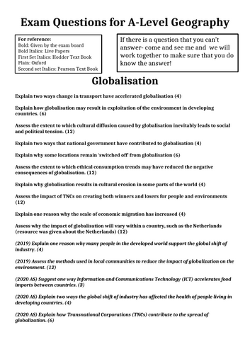 Edexcel A Level Geography Paper 1 Coasts Revision Resources | Teaching ...