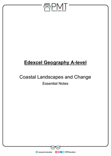 Edexcel A Level Geography Paper 1 Coasts Revision Resources | Teaching ...