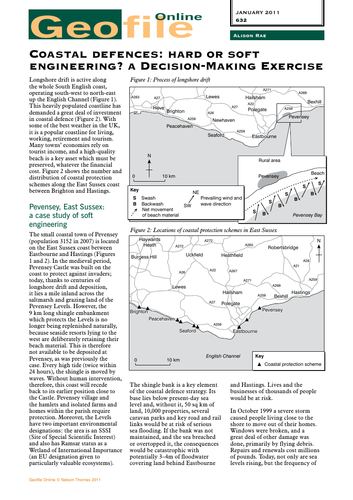 Edexcel A Level Geography Paper 1 Coasts Revision Resources | Teaching ...
