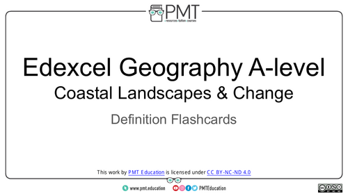 Edexcel A Level Geography Paper 1 Coasts Revision Resources | Teaching ...