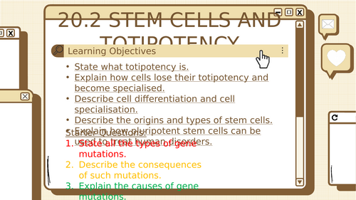 AQA A Level Biology 20.2 Stem Cells & Totipotency | Teaching Resources
