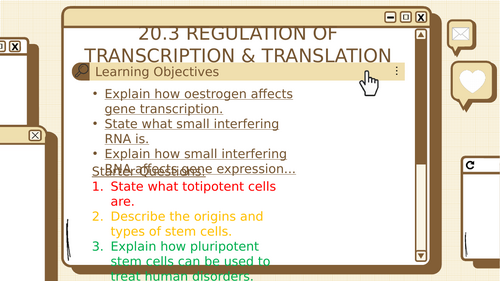 AQA A Level Biology 20.3 - Regulation of Transcription & Translation ...