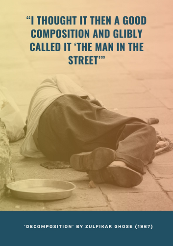 'Decomposition' Quotation Poster New Eduqas Anthology | Teaching Resources