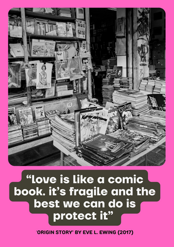 'Origin Story' Quotation Poster New Eduqas Anthology | Teaching Resources