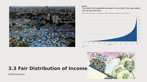 OCR GCSE Economics - 3.3 Fair Distribution of Income | Teaching Resources