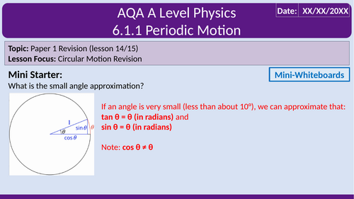 AQA A Level Physics Full Set of Paper 1 Revision Lessons | Teaching ...