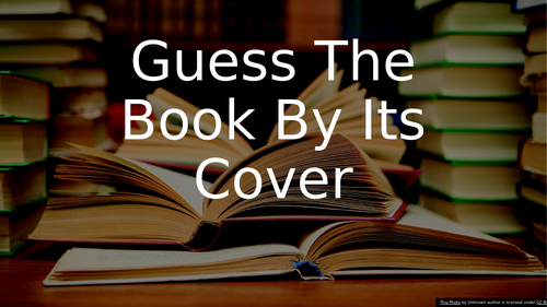 Guess The Book By Its Cover | Teaching Resources