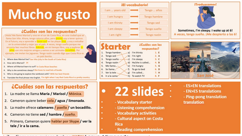 Viva 3, Module 5.1 - Mucho gusto | Teaching Resources