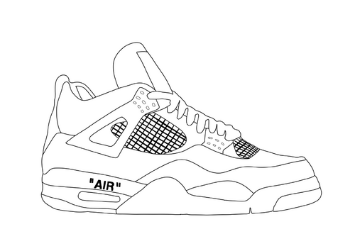 10 Sneaker / Trainer Colouring Pages | Teaching Resources